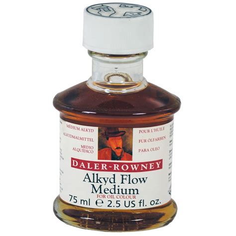 Daler Rowney Alkyd Flow Medium For Oil Colour 75ml Art Supplies From