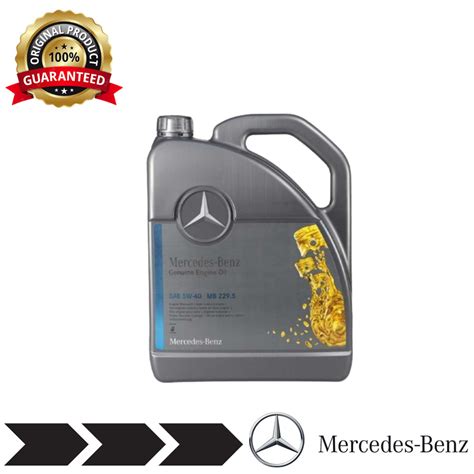 Mercedes Benz 5w40 5l Fully Synthetic Engine Oil 000989630813