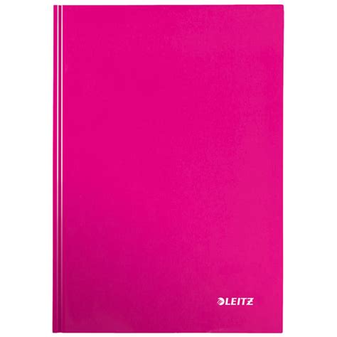 Leitz Green Notebook Hard Cover Wow A4 Squared 80 Sheets Rapid