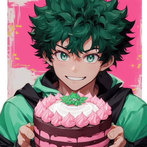 Deku Give A Birthday Cake To You By Penmia On Deviantart