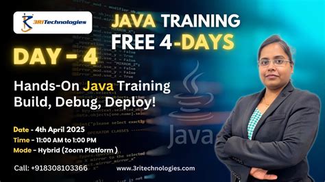 free 4 days java training day 4 3ri technologies youtube