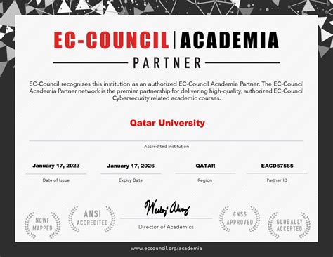 Academic Partnership With Ec Council