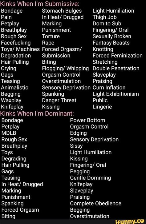 Kinks When Im Submissive Bondage Stomach Bulges Light Humiliation