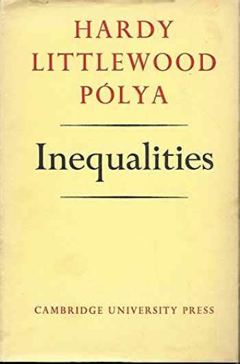 Inequalities Cambridge Mathematical Library 9780521052061 Booksrun