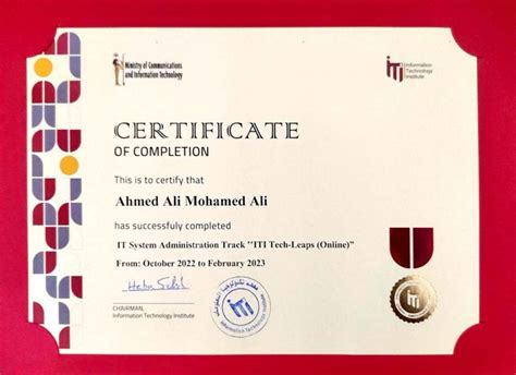 Ahmad Ali On Linkedin Im Happy To Share That I Have Finished Iti Tech