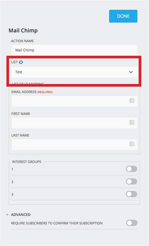 Connecting To Mailchimp Pebble