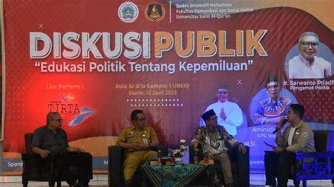 Pendidikan Politik Lahirkan Pemilih Pemula Yang Cerdas Dan Bijak Tribunjogja