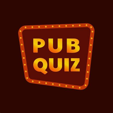 Premium Vector Trivia Night Quiz Night Pub Quiz Vector Banner For