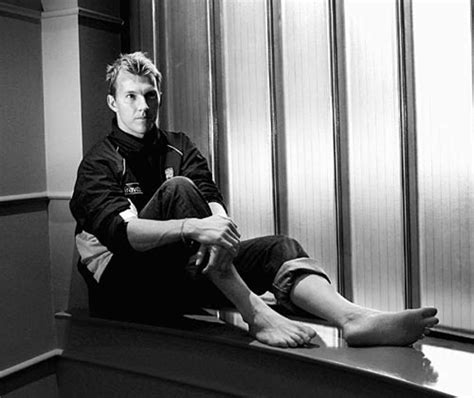 Brett Lee Poses At The Malmaison Hotel