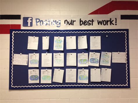 Bulletin Board Great Way To Display Student Work Student Work