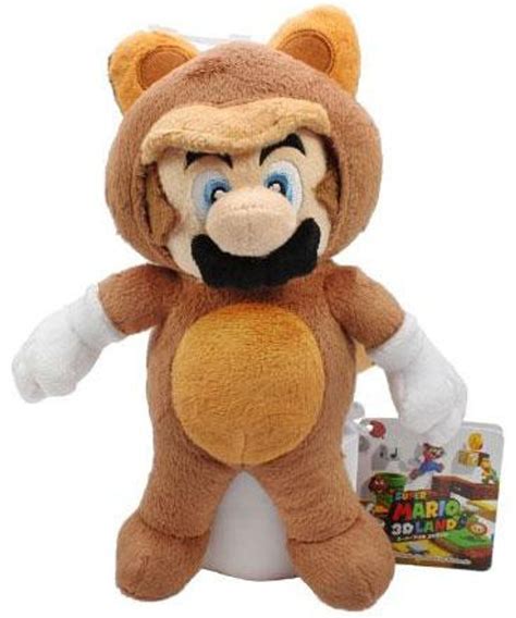 Super Mario Mario 9 Plush Tanooki Suit San Ei Toywiz