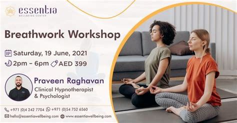 Breathwork Workshop With Praveen Raghavan Essentia Wellbeing Center