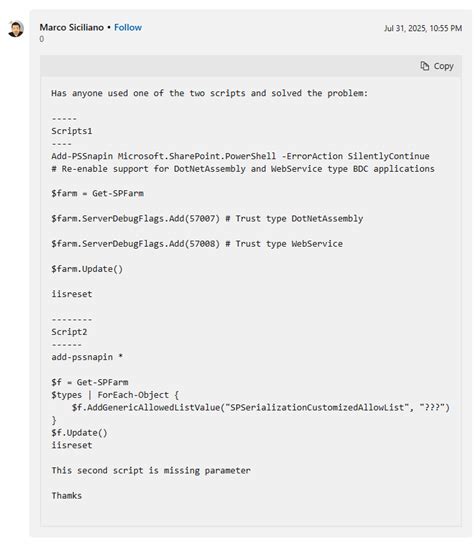 In Sharepoint 2019 After Applying Kb5002639 And Subsequent Updates Deploying Bcs Solutions Is