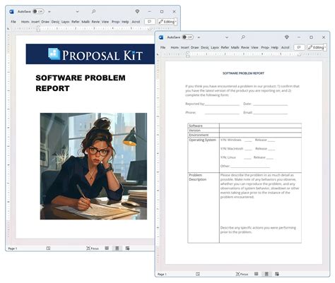 Software Problem Report Downloadable Template