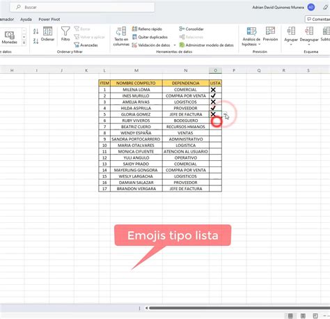 Como Insertar Lista Desplegable Con Emijos En Excel Lista Desplegable Con Emojis Sepamosexcel