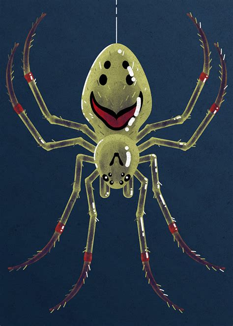 Rowan Sherwin Garden Friend Hawaiian Smiley Face Spider