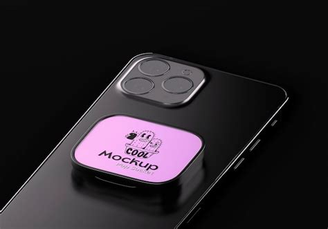 Premium Psd 3d Rendering Of Pop Socket Mockup