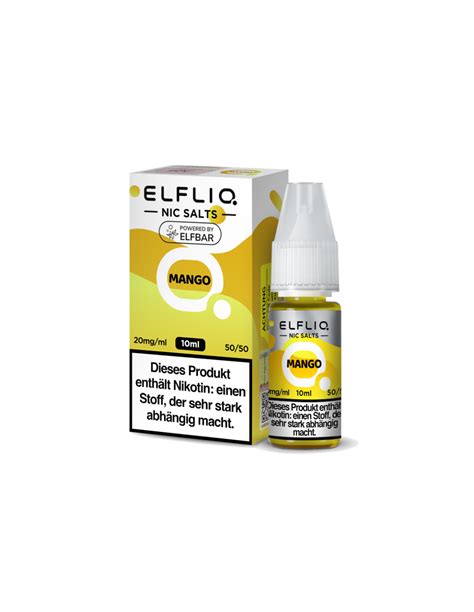 Elfliq By Elfbar Mango Nikotinsalz Liquid 10ml