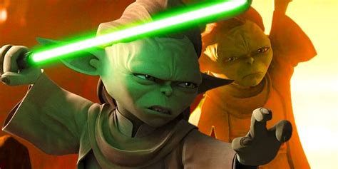 Yaddle Lightsaber Kisho Meteora Star Wars Collector Yaddle Action