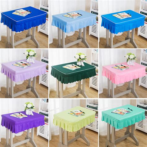 小学生桌布教室课桌套学校课桌布40×60单人蓝色桌套定制学生桌罩虎窝淘