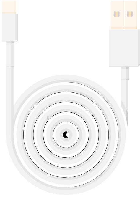 USB Cable Data Transfer Wire PNG