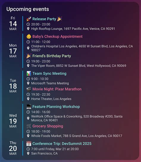 Calendar Card Pro A Beautiful High Performance Calendar Card For Home Assistant Dashboards