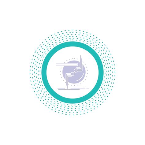 Chain Connect Connection Link Wire Glyph Icon Vector Isolated