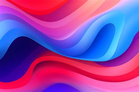 Premium Ai Image Abstract Background With Vibrant Shapes And Gradients