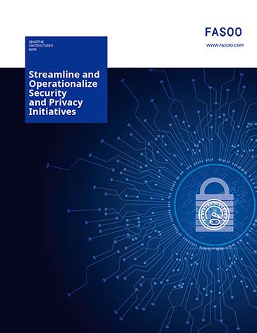 Streamline And Operationalize Security Privacy Initiatives Fasoo