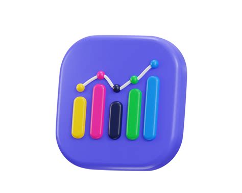 3d Chart Icon 3d Rendering Illustration 39660995 Png