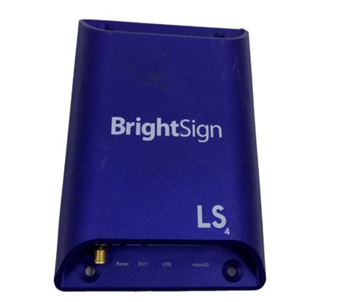 Used Brightsign Ls424 Wifi With Power Supply Unlocked Please Read Ebay