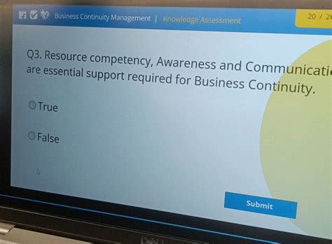 Business Continuity Management Knowledge Studyx