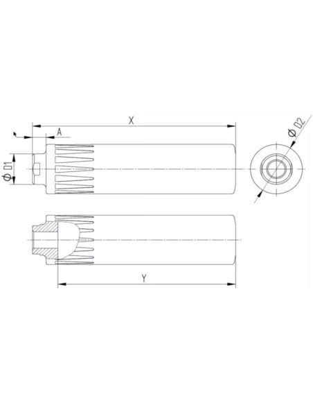 TŁumik Gomander Tactinox 762 Dt M14x1 Lh