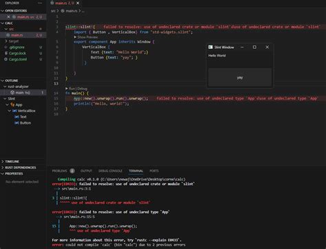 Media Trying Slint Gui The Show Preview Works But The Main File