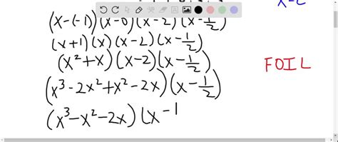 ⏩solved polynomials with specified zeros find a polynomial of the