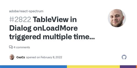 Tableview In Dialog Onloadmore Triggered Multiple Times On Dialog Open