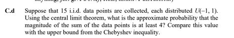 Solved Cd Suppose That 15 ﻿iid ﻿data Points Are