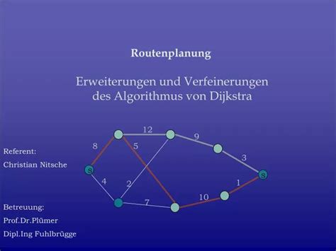 ppt erweiterungen und verfeinerungen des algorithmus von dijkstra