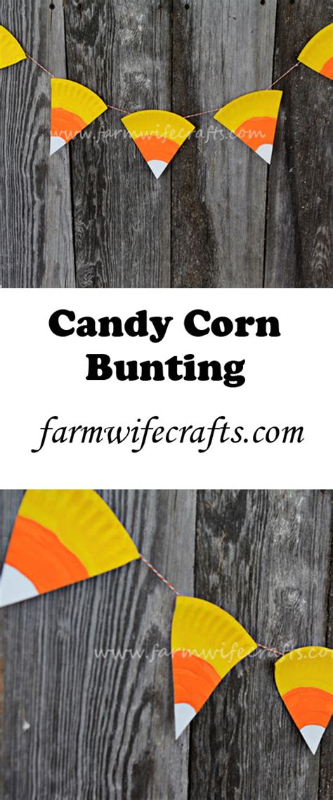 Candy Corn Bunting The Farmwife Crafts