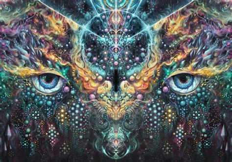 Buddhist Artists Surreal Psychedelic Art Is A Part Of His Imagination