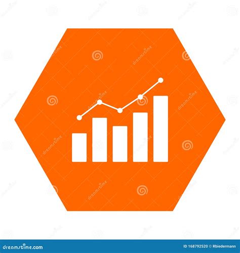 Chart And Hexagon Stock Vector Illustration Of Trend 168792520