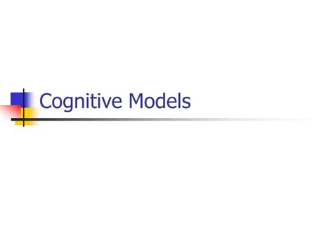 ppt cognitive models powerpoint presentation free download id 4152074