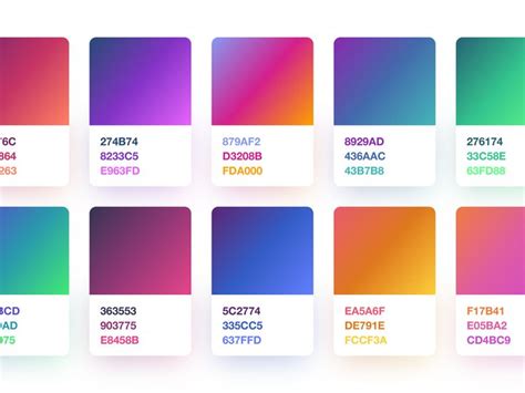 3 Step Gradients Freebie Color Design Inspiration Color Palette