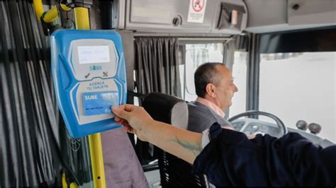 Tarjeta SUBE cuál es el valor de los viajes en colectivo en noviembre 2024