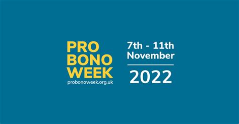 Pro Bono Week 2022 St Philips Chambers