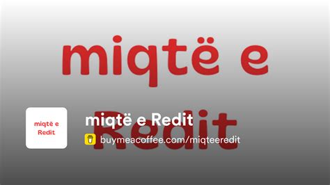 Miqtë E Redit Buymeacoffee