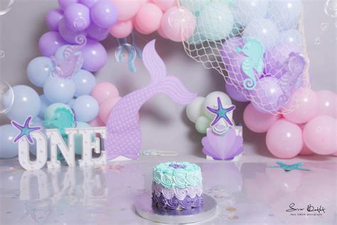 Little Mermaid Themed 1st Birthday Party