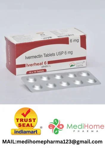 Ivermectin 6 Mg Tablet At Rs 185strip Of 10 Tablets Antiparasitic