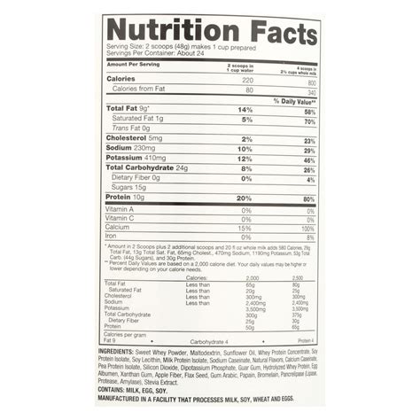 Naturade All In One Vegan Vanilla Shake 2275 Oz