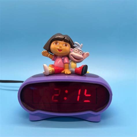 Dora The Explorer Alarm Clock Nickelodeon 2004 Etsy